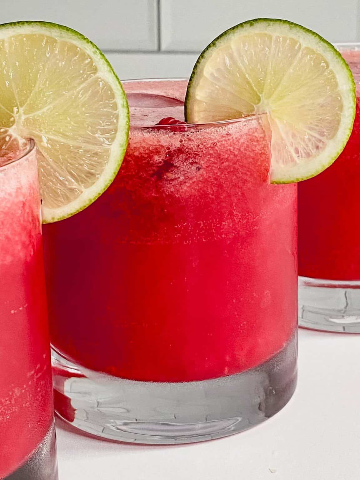 Raspberry Lime Rickey Cocktail - Pass The Sprouts